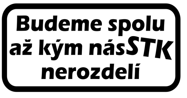 Samolepka - Kým nás STK nerozdelí